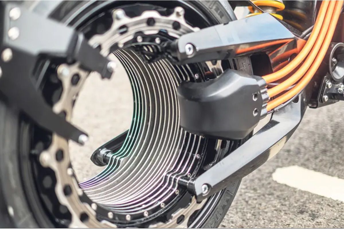 Electric Motorcycle Hubless Wheel at Cristal Lawrence blog